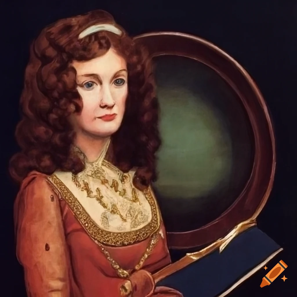 Portrait of Nerine Storm Thompson as a Time Lord in velvet costume on ...