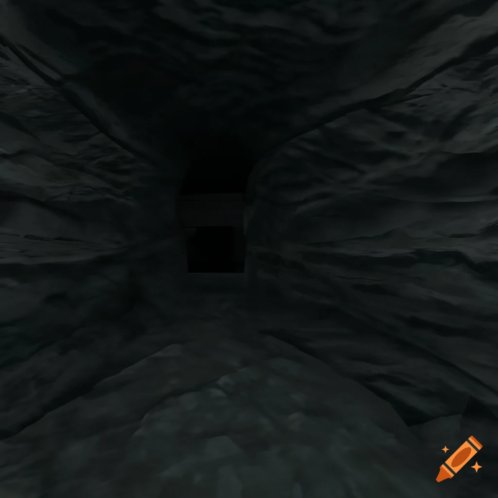 High-resolution 3d environment of the dark dark cave from super mario ...