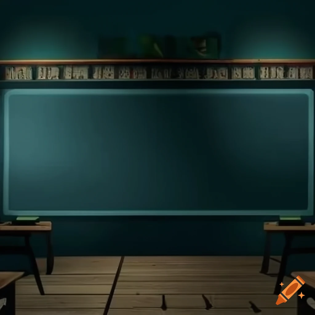 School classroom background for video game on Craiyon