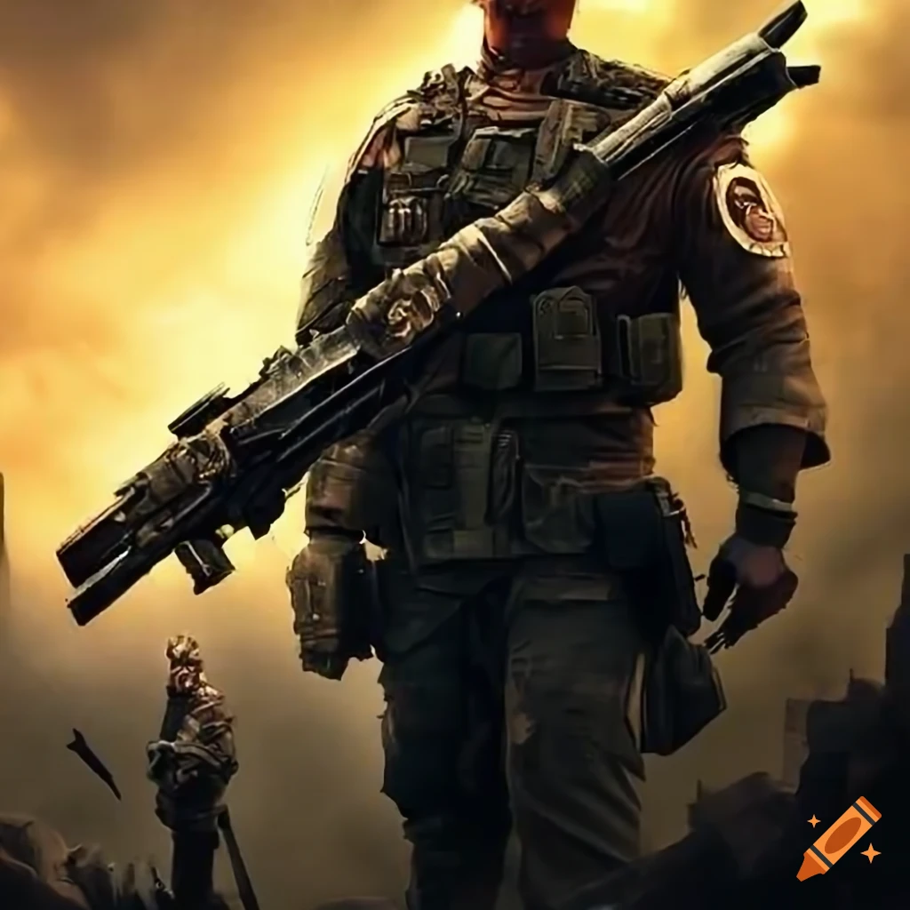 Army dress uniform on Craiyon