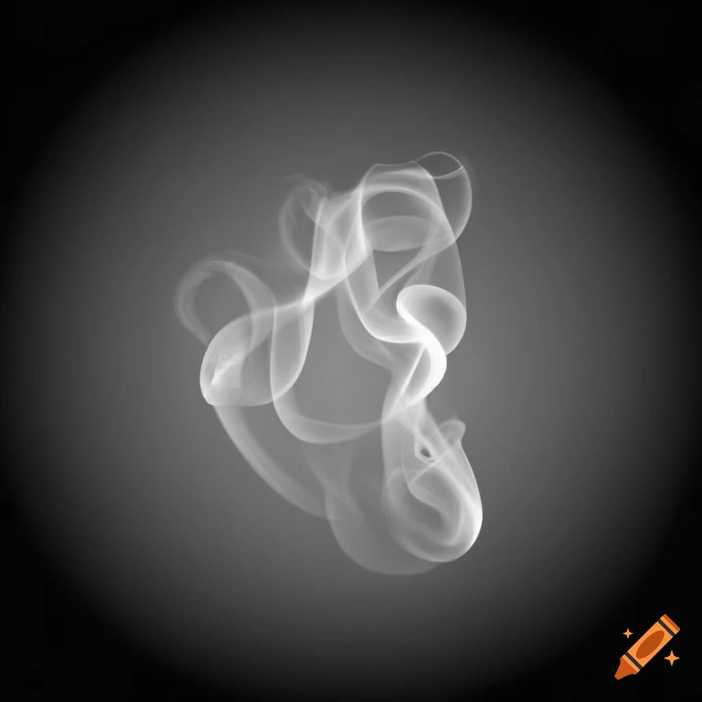 Logo with smoke effect around the text on Craiyon