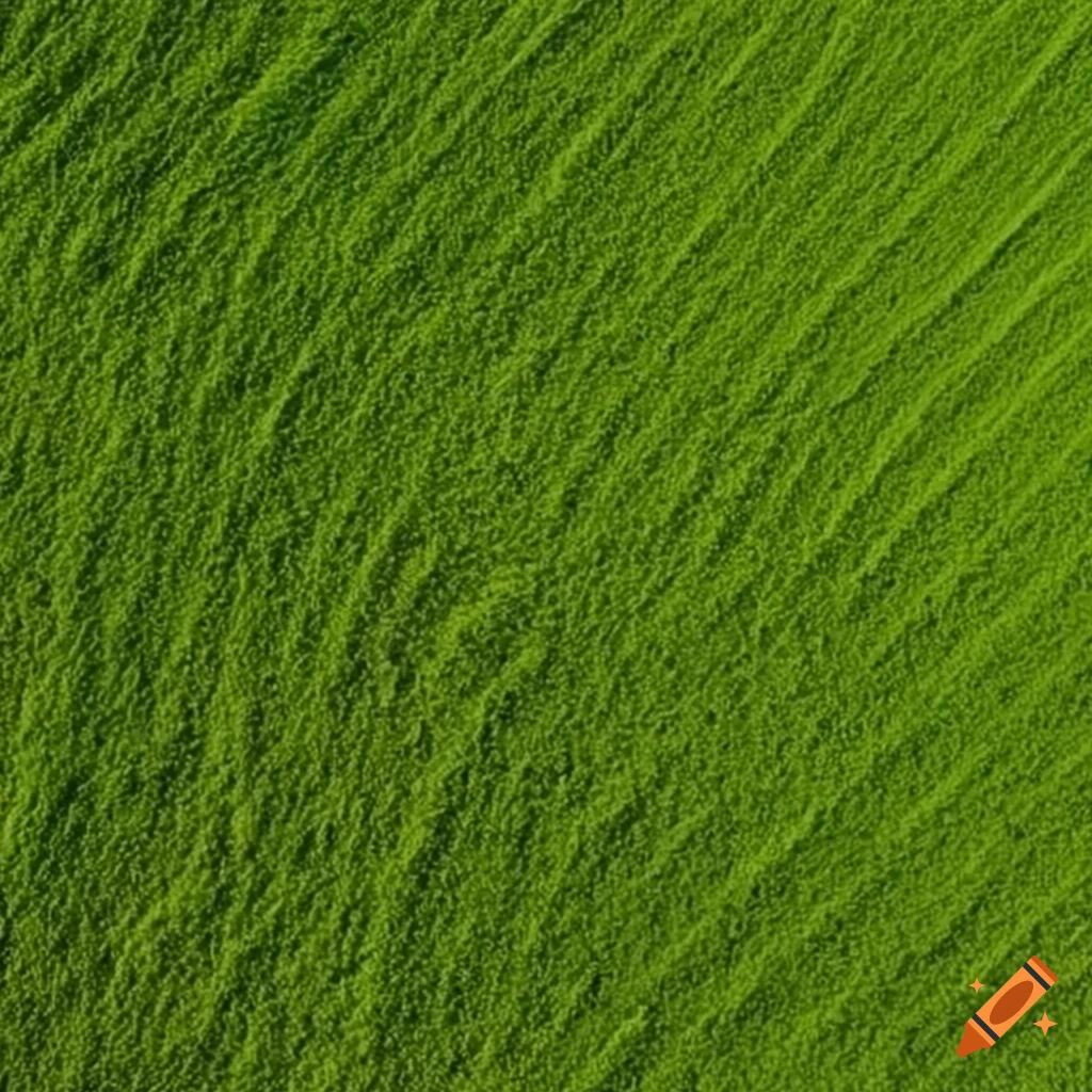 Aerial view of grass fields on Craiyon