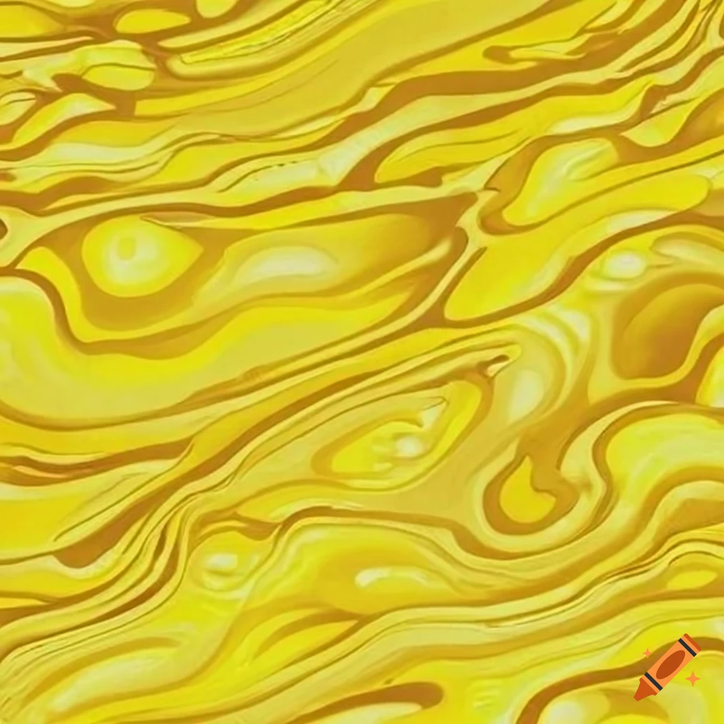 Yellow vinyl with an ocean pattern on Craiyon