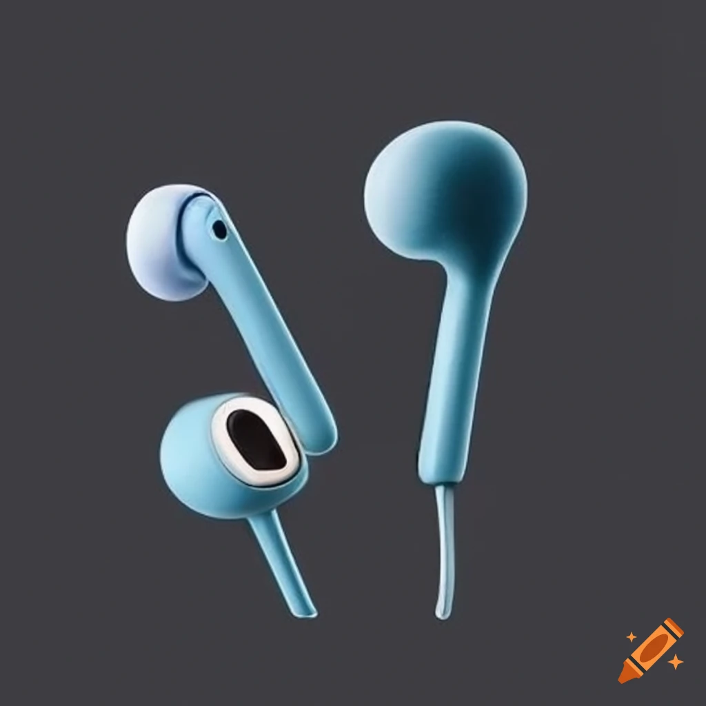 Earpods on Craiyon