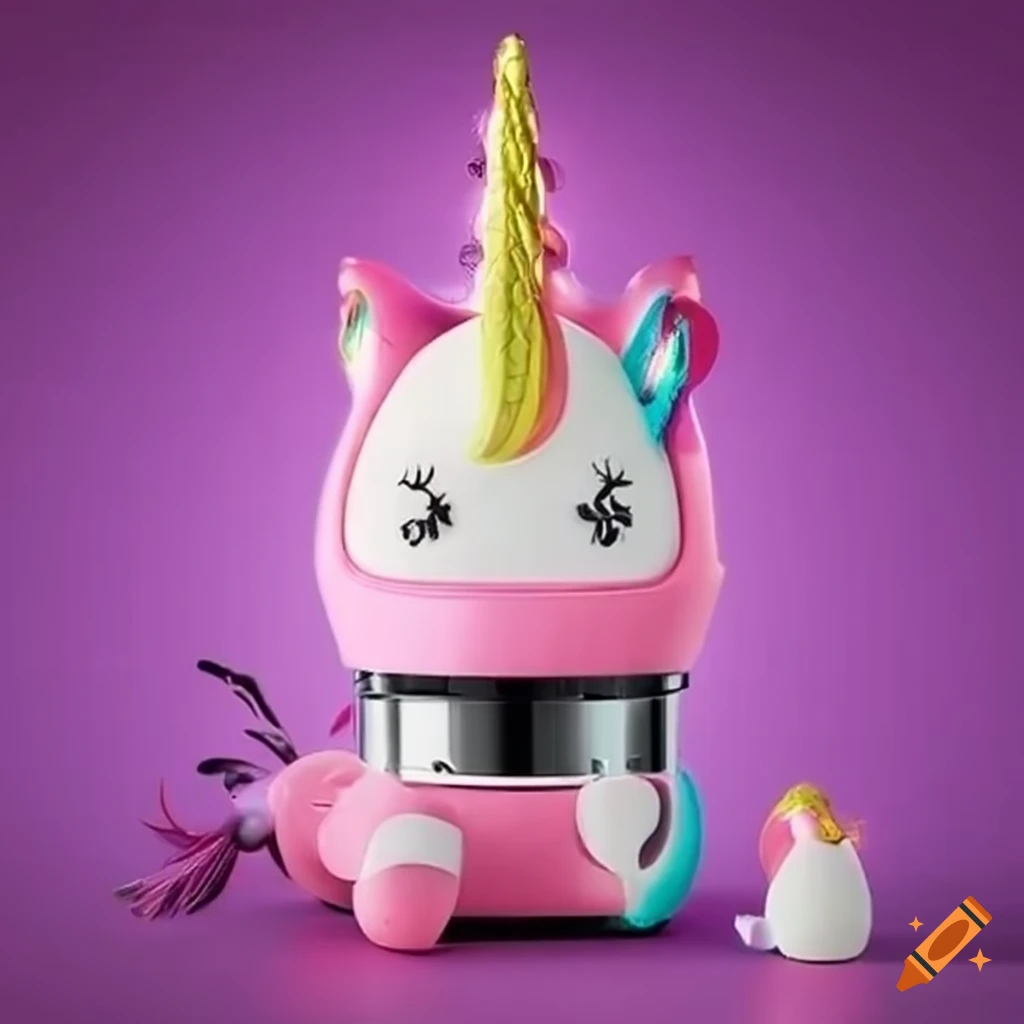 Unicorn-inspired coffee machine on Craiyon