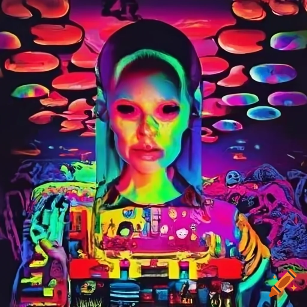 1989 acid house mega mix on Craiyon