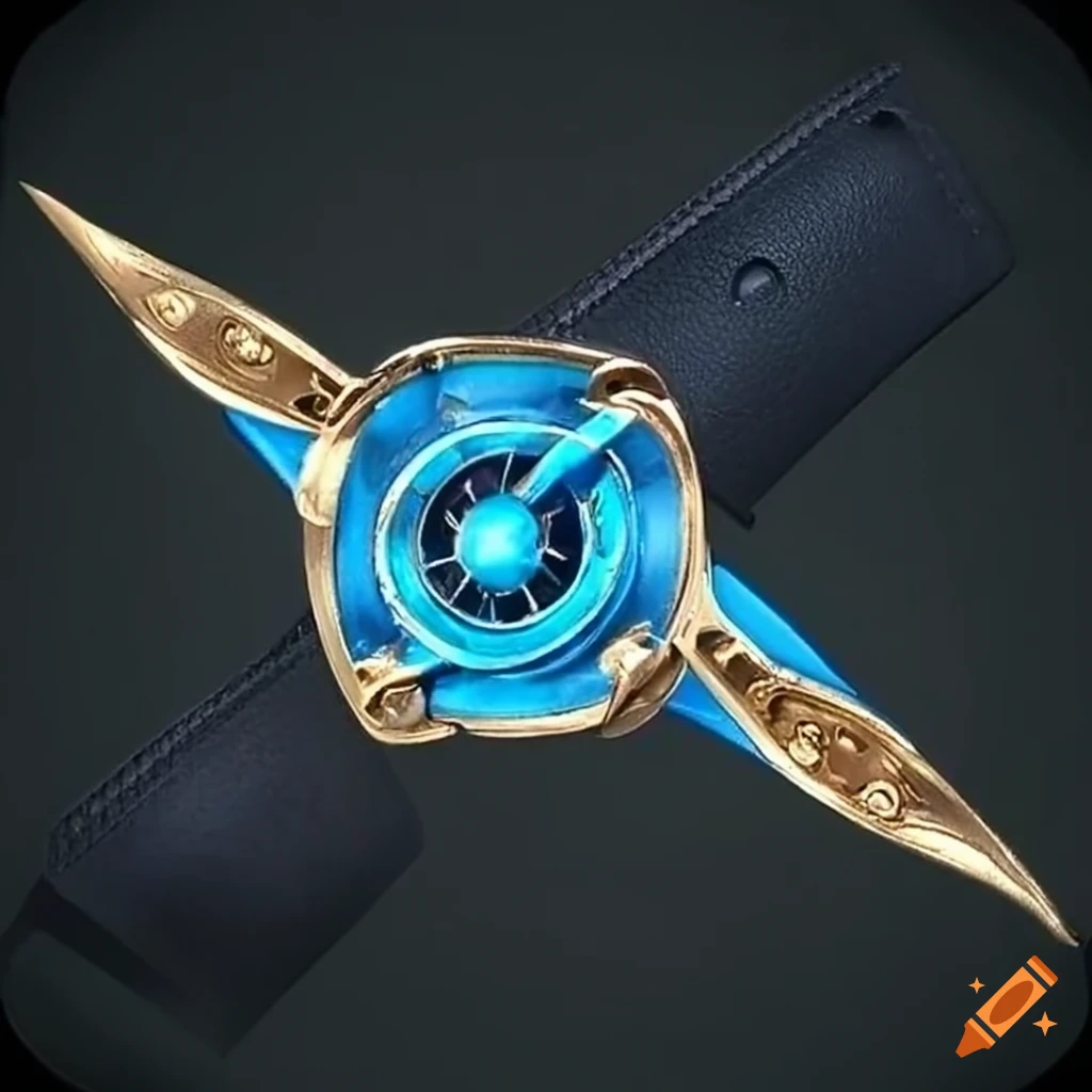 Front view of a noble magic belt on Craiyon