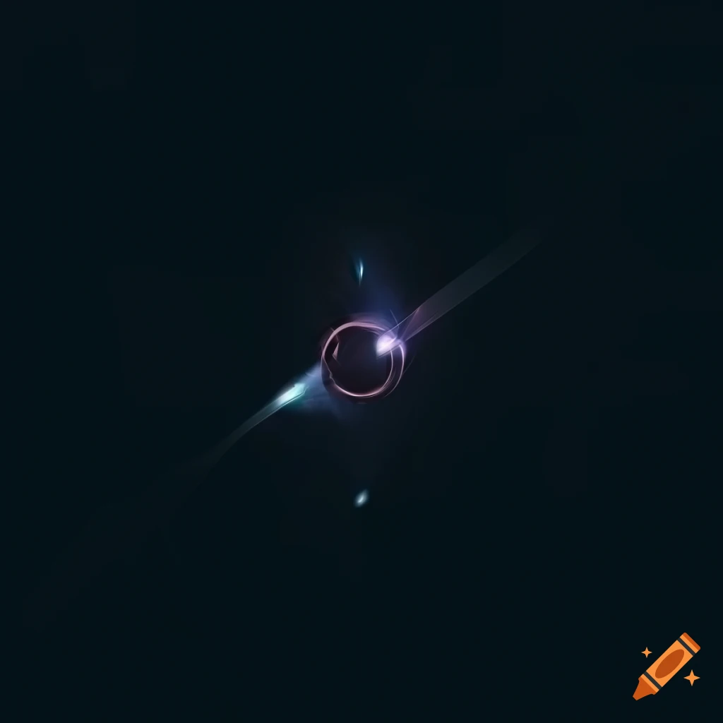 Futuristic dark space runic logo on Craiyon