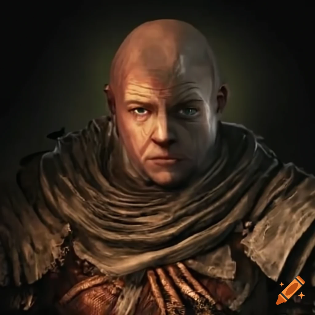 Alex jones character in a video game on Craiyon