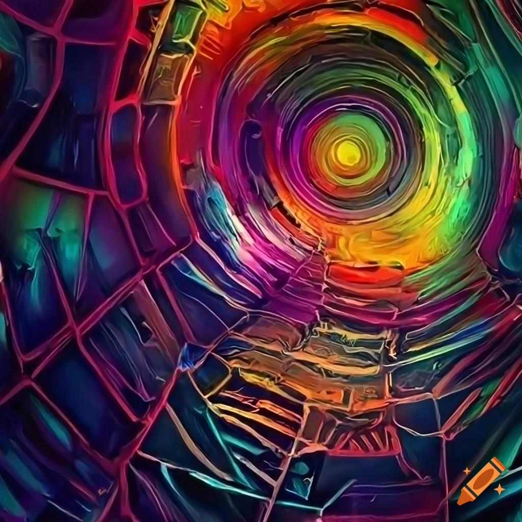 Compass on a spider web in muted colors on Craiyon