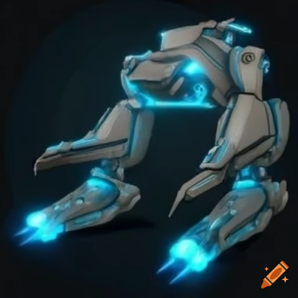 Sleek Subnautica series mech with glass front and intricate design on ...