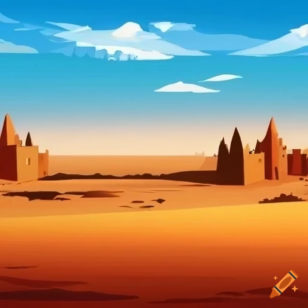 Mali landscape background on Craiyon