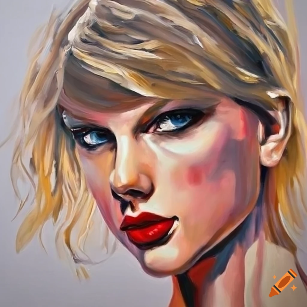 Oil painting of taylor swift on Craiyon