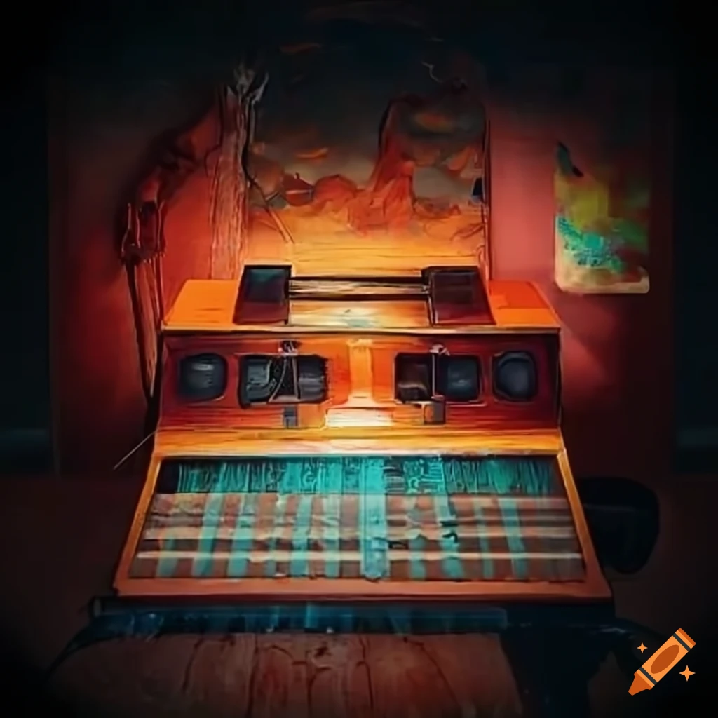 Digital art created with fl studio on Craiyon