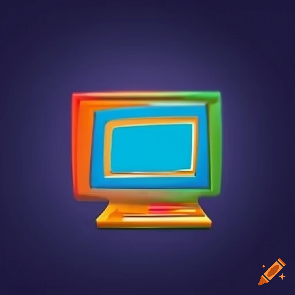 Logo of a computer school on Craiyon