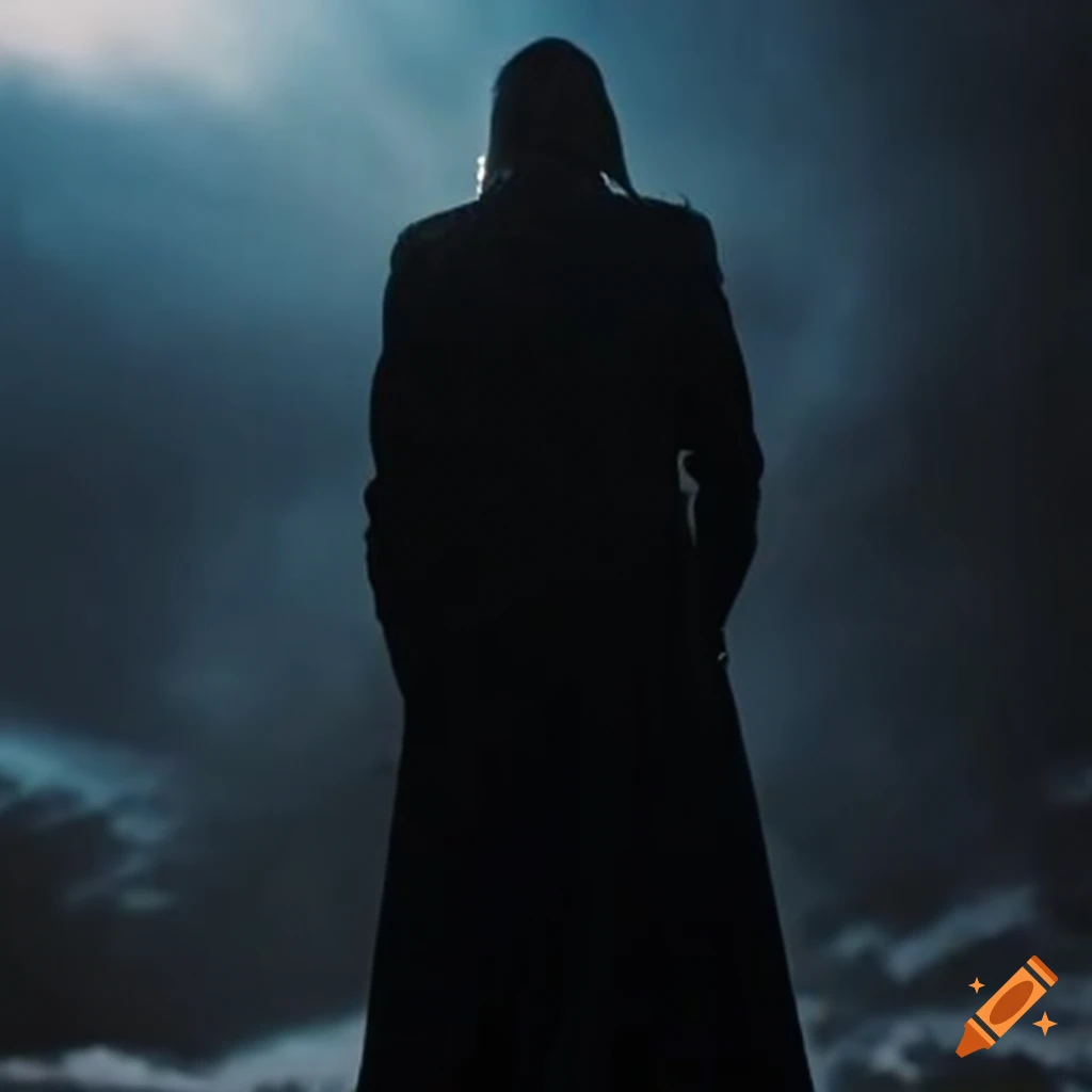 Alucard from hellsing in a live-action movie still on Craiyon