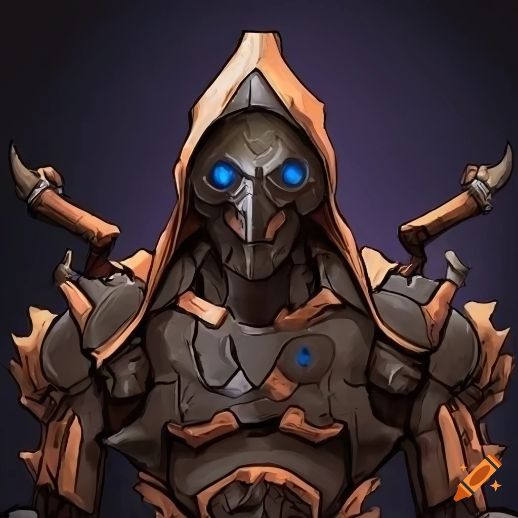 Warforged with four arms on Craiyon