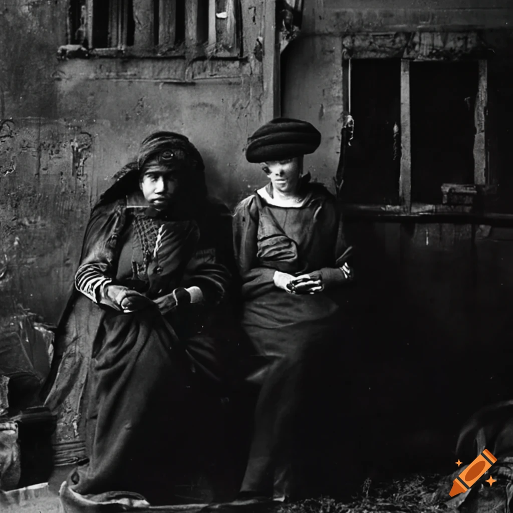 Authentic 1890s photo from city slums by jacob riis on Craiyon