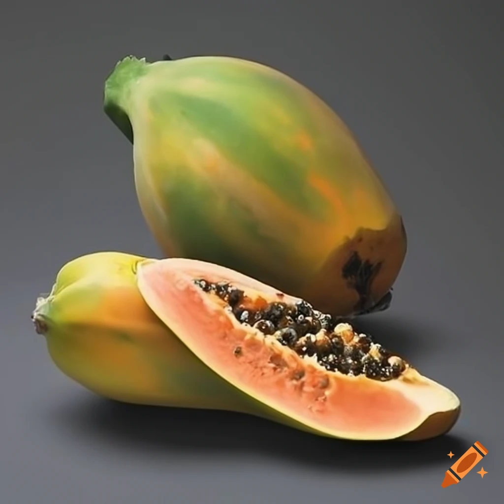 Papaya fruit on Craiyon