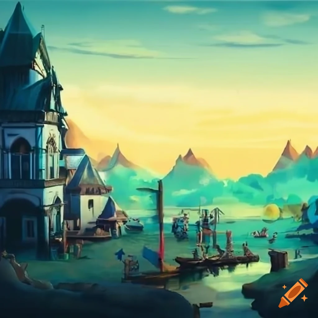 Story town on Craiyon