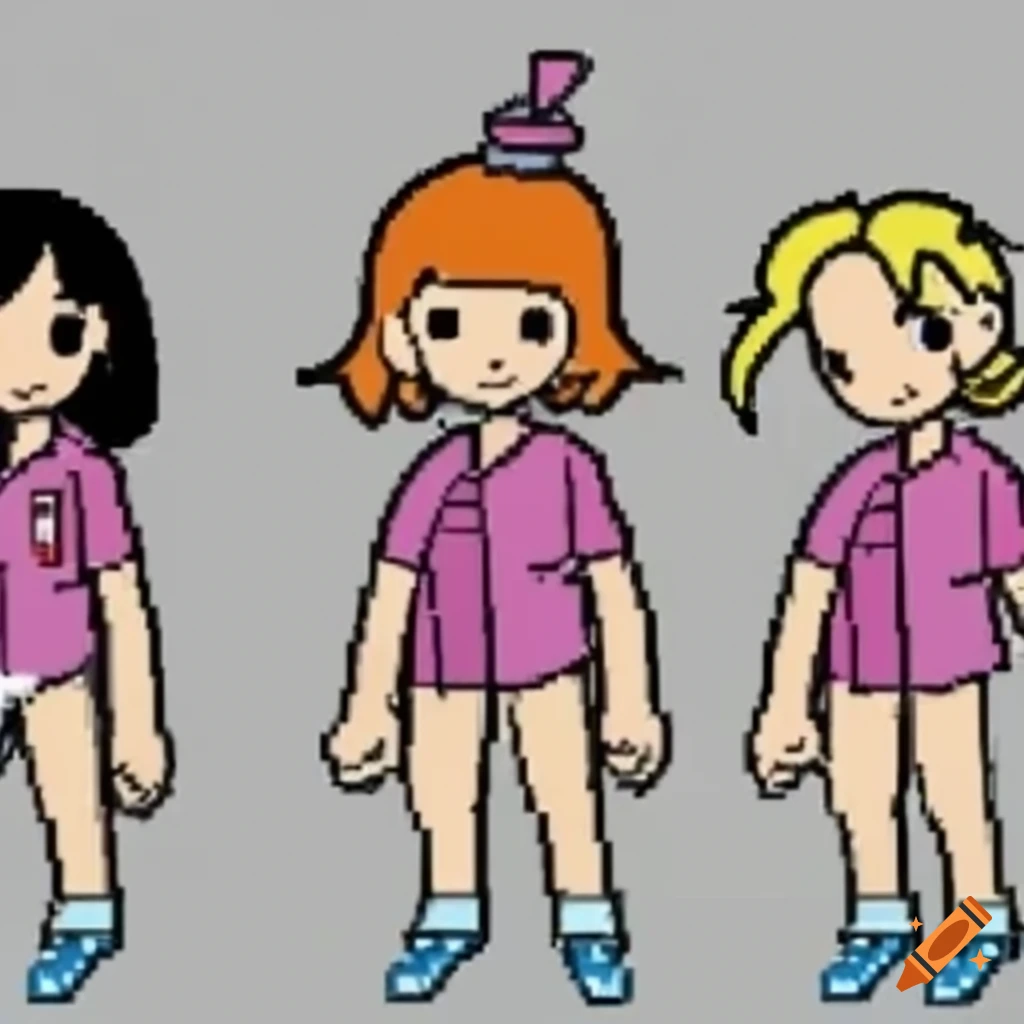 Rhythm heaven video game character on Craiyon