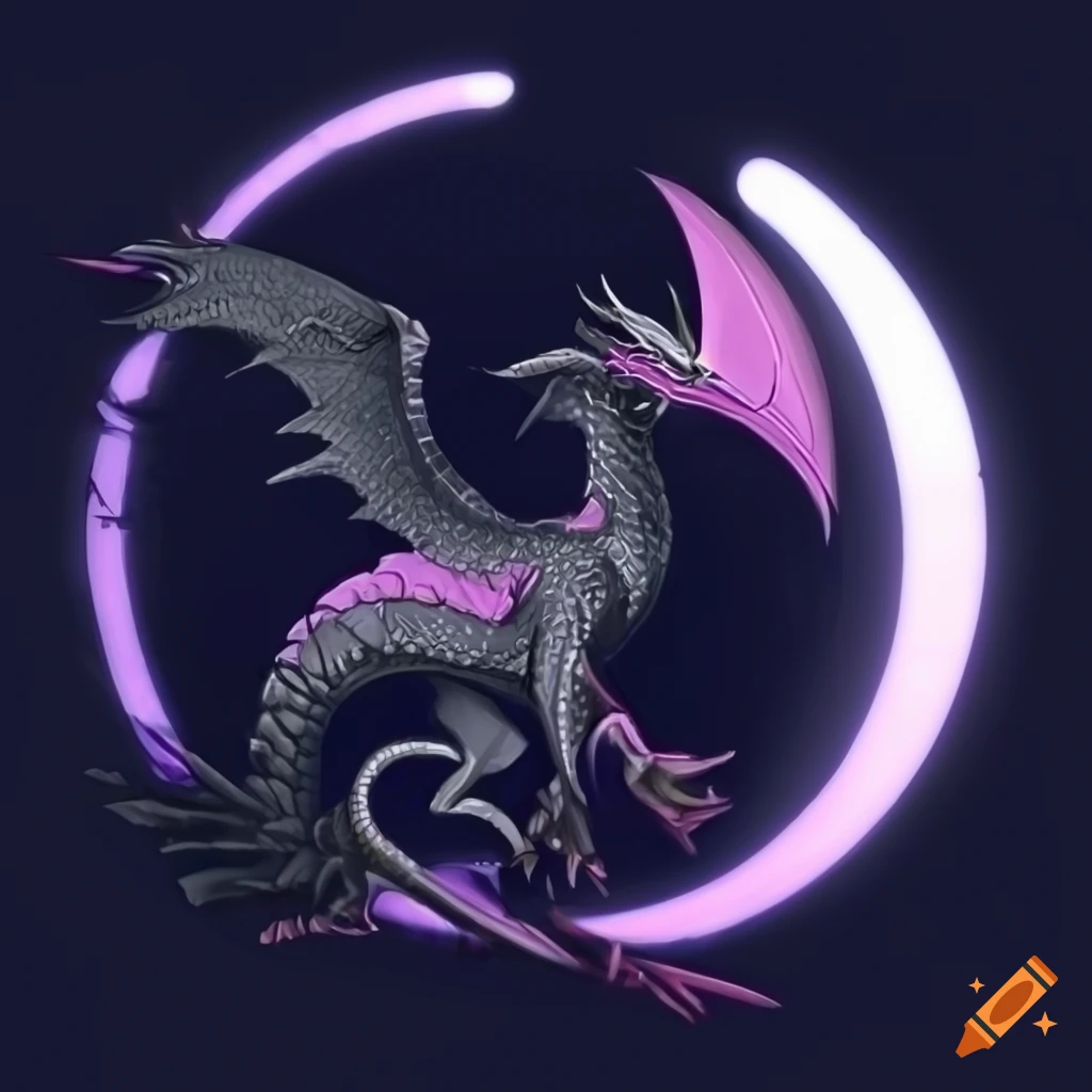 Eclipse dragon goddess artwork on Craiyon