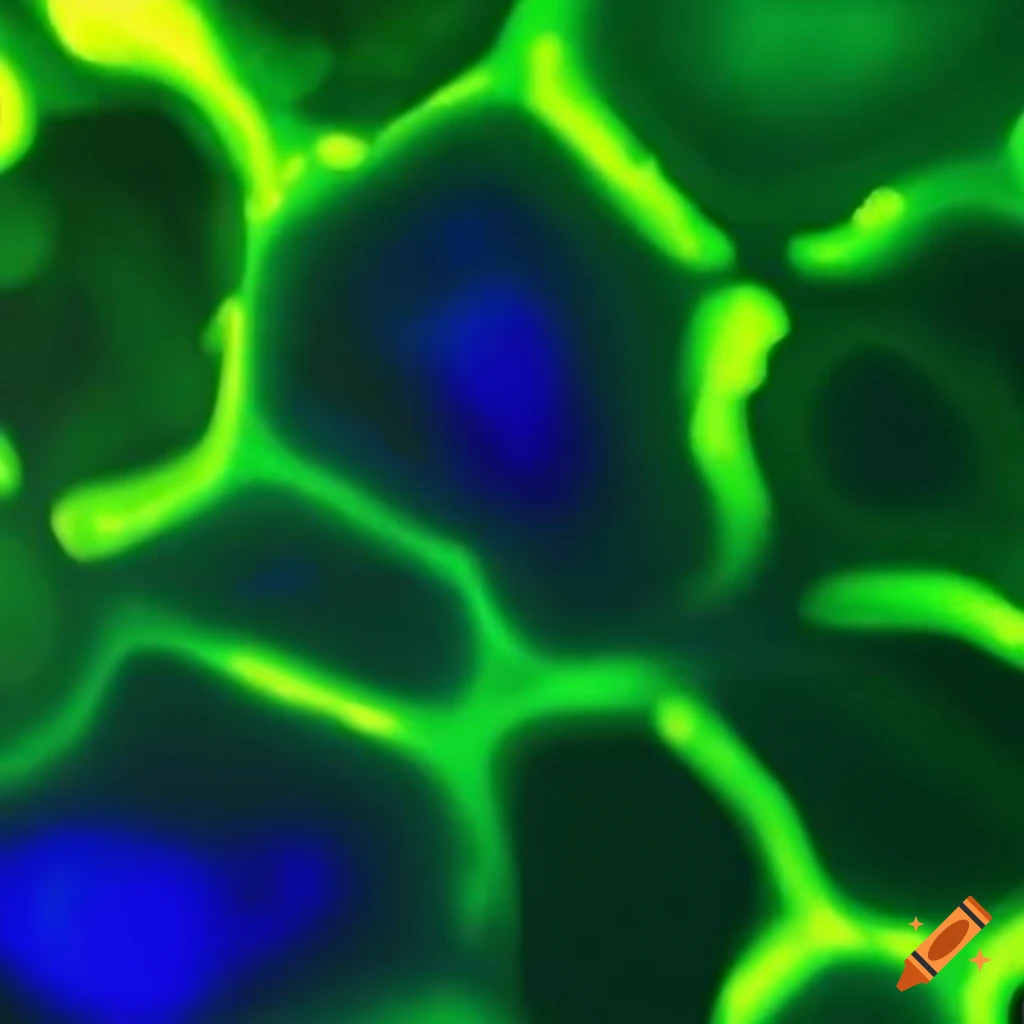 Green spikey spectral resynthesis background on Craiyon