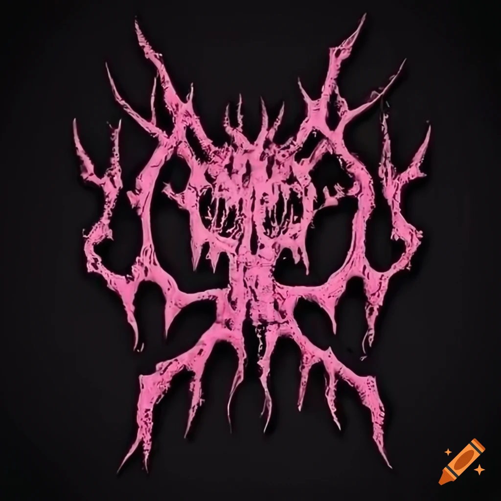 Deathcore logo of the brand 'grimes' on Craiyon