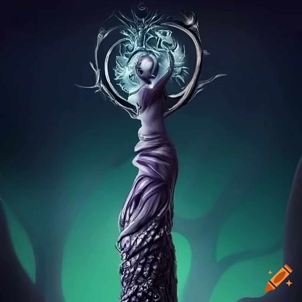 Magic staff of the spurned goddess on Craiyon