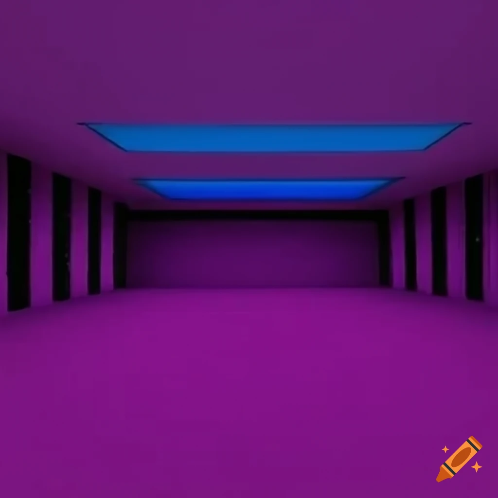 Bisexual colors in a liminal and eerie space on Craiyon