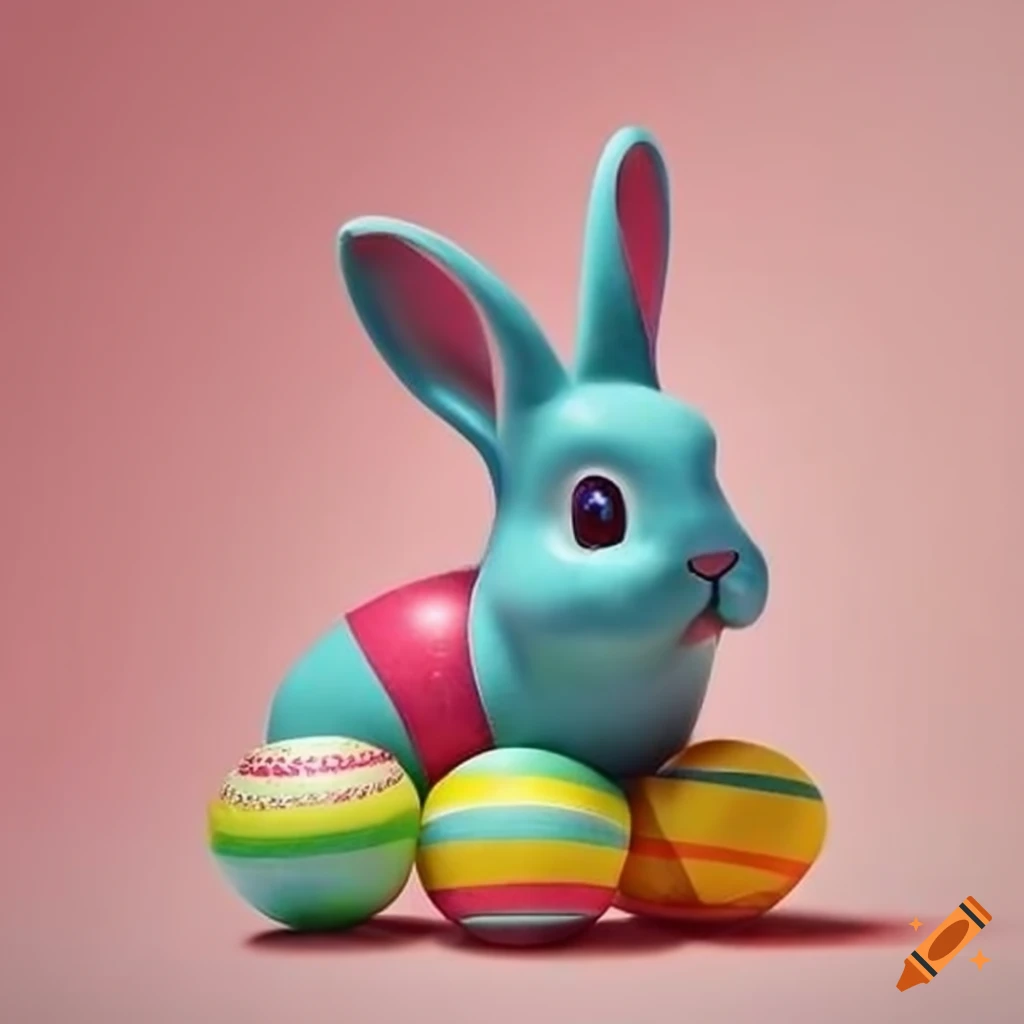Easter bunny on Craiyon