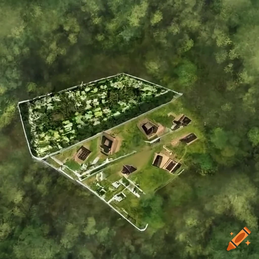 Open plots plan on Craiyon