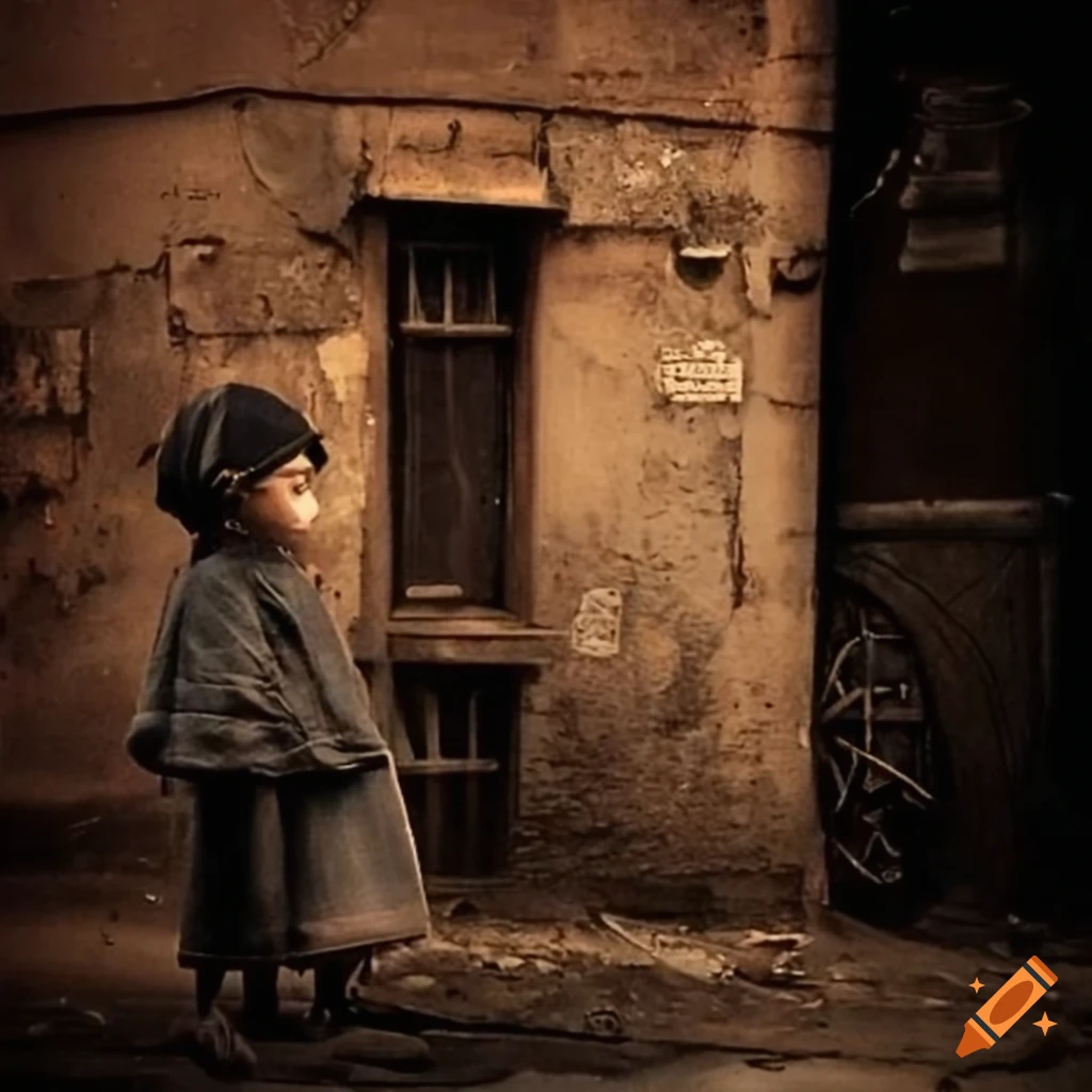 Authentic 1890s photo from city slums by jacob riis on Craiyon