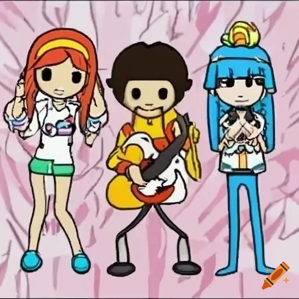 Rhythm heaven video game character on Craiyon