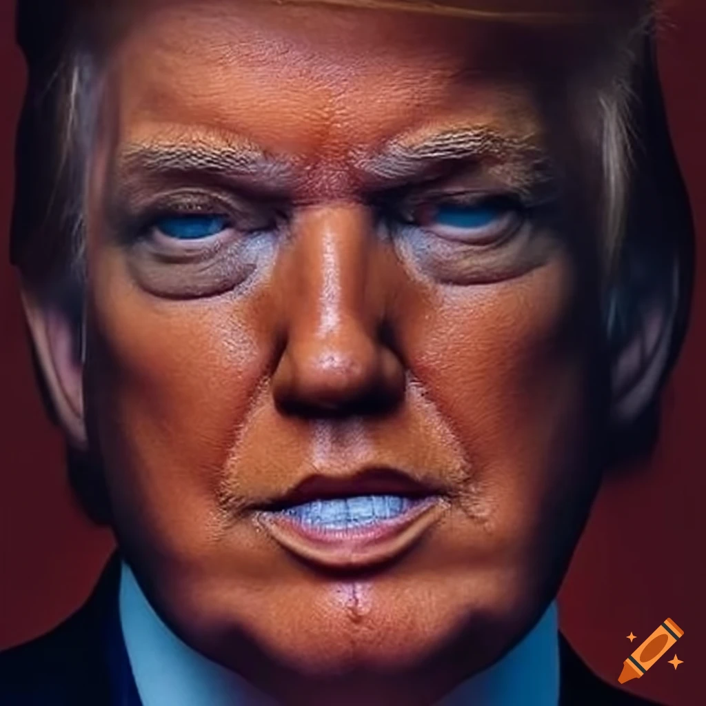 Satirical illustration of an elvis-trump hybrid on Craiyon