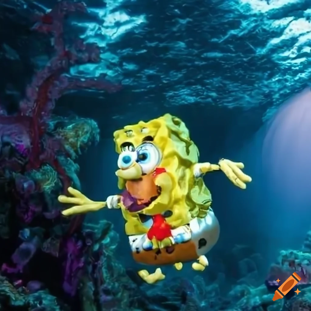 Fnaf spongebob on Craiyon