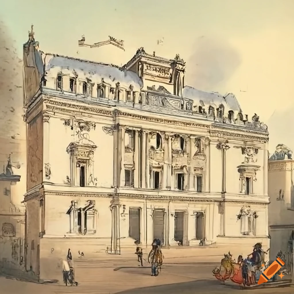 House of the count of monte cristo at no. 30 champs elysées in paris on Craiyon