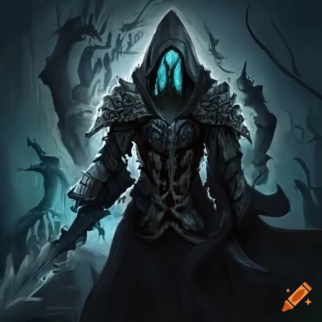 Undead ghost knight on Craiyon