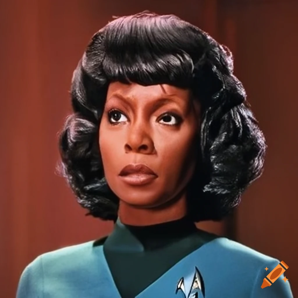 Female black doctor in sick bay from star trek original series on Craiyon