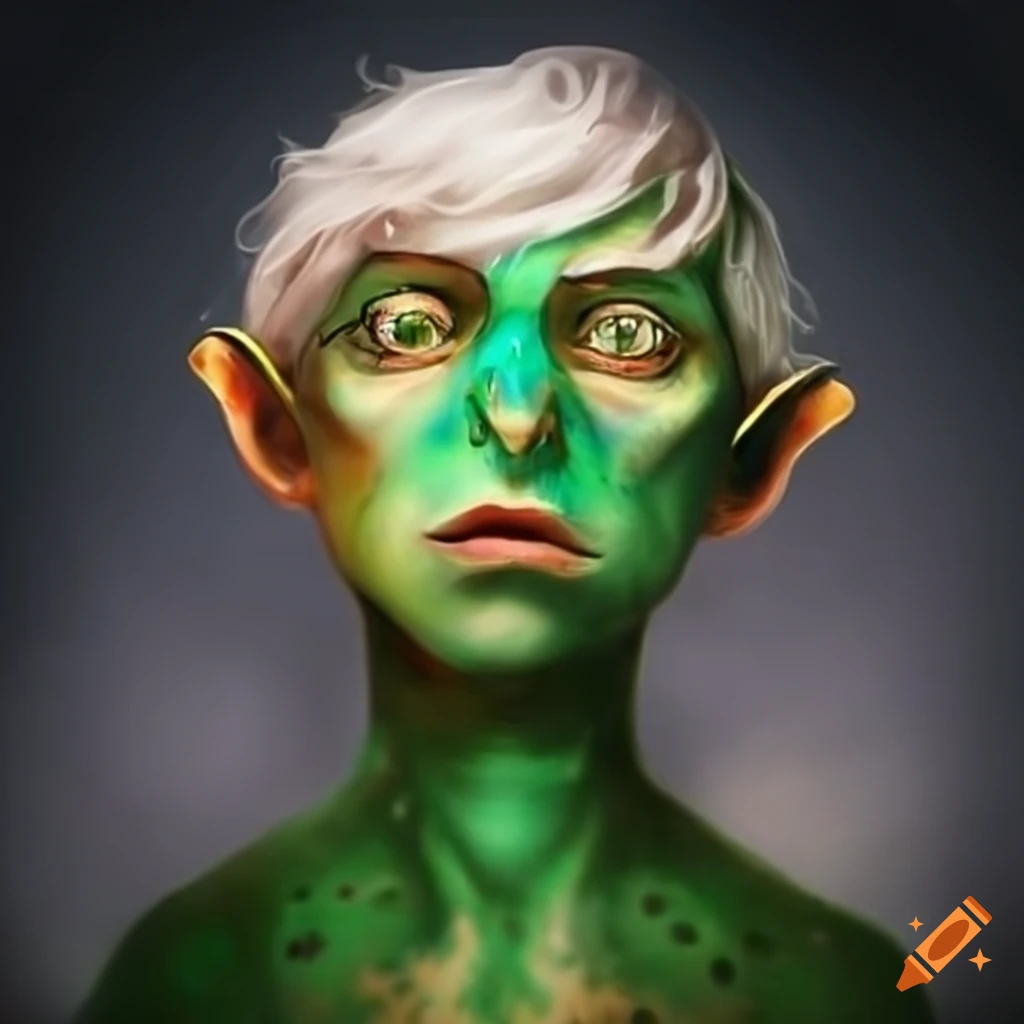 Adorable half man half frog creature on Craiyon