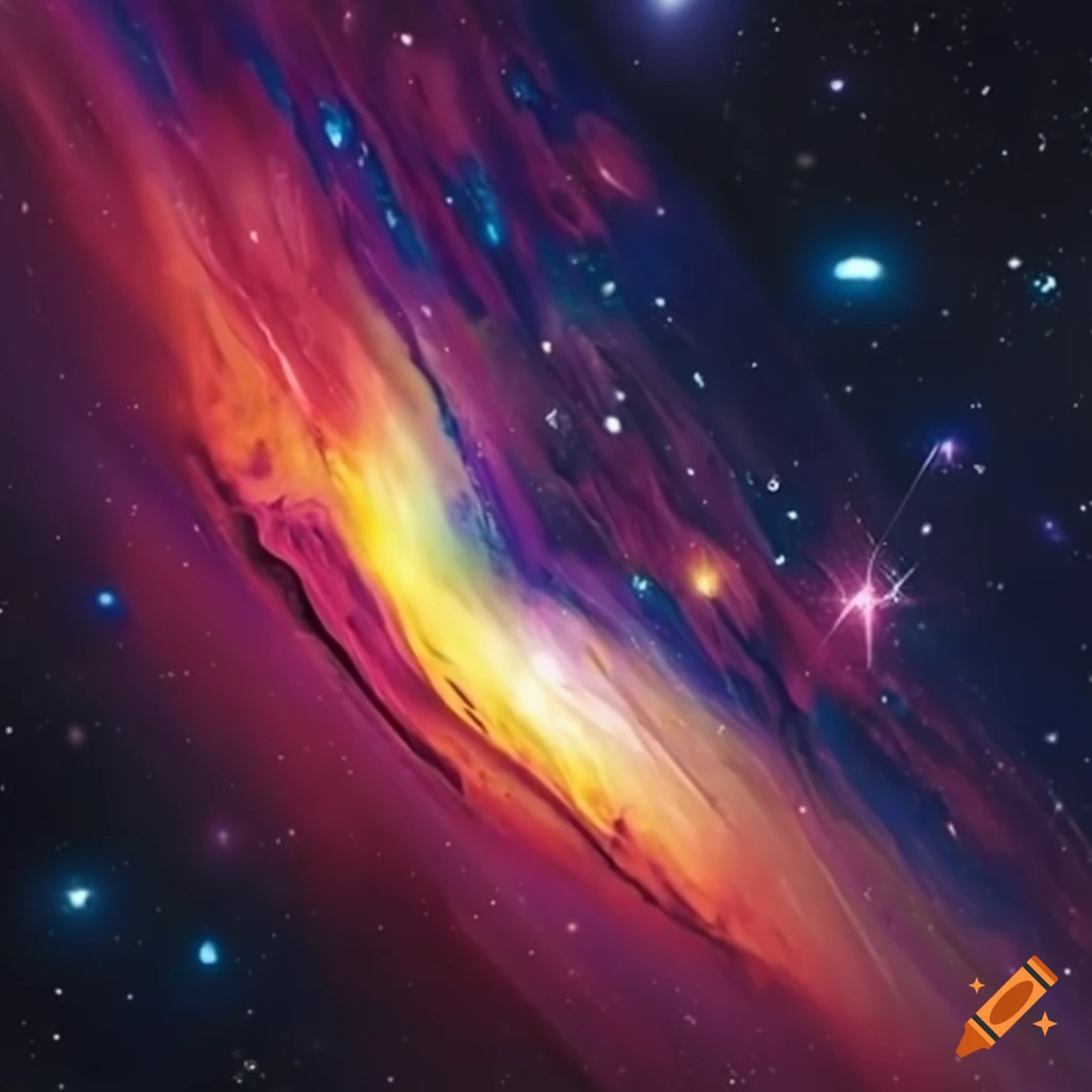 Cosmic rain on Craiyon