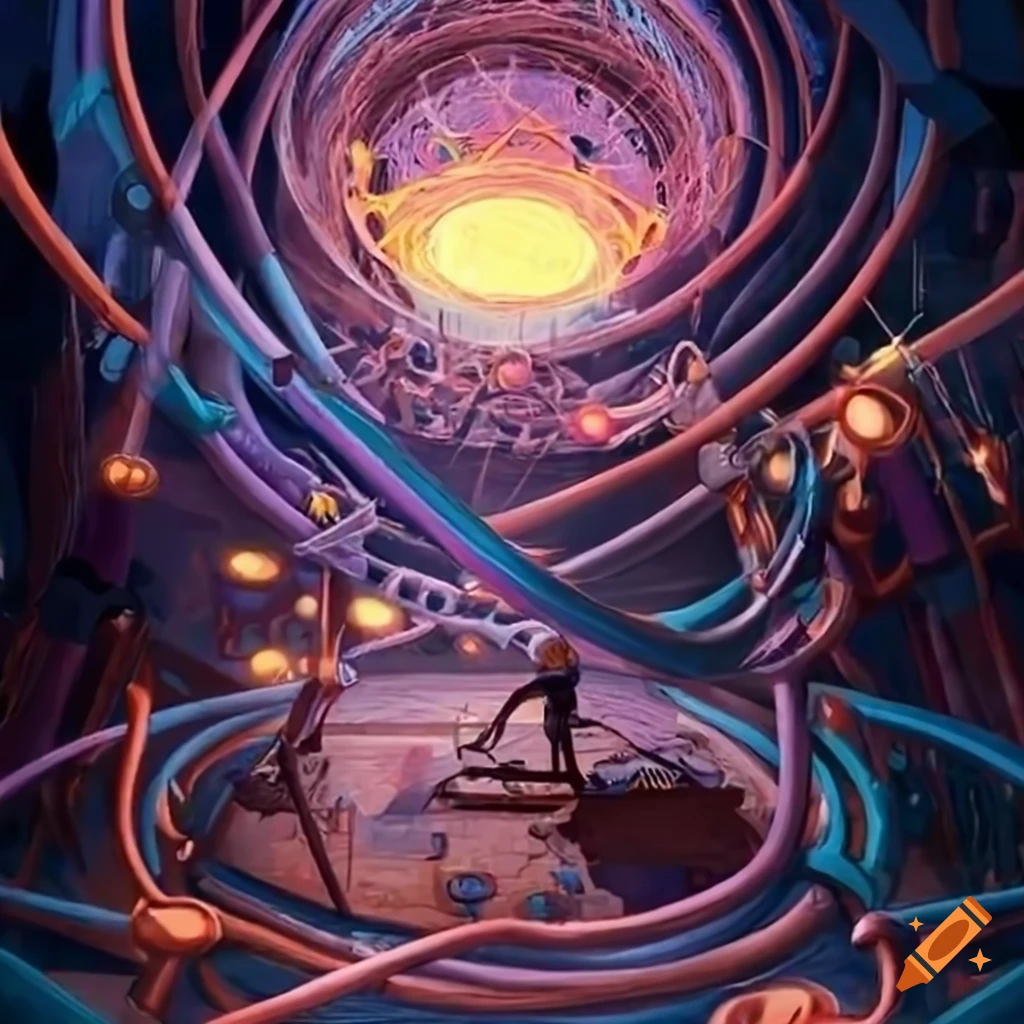 Illustration of Alice and Bob exploring the mysteries of quantum ...