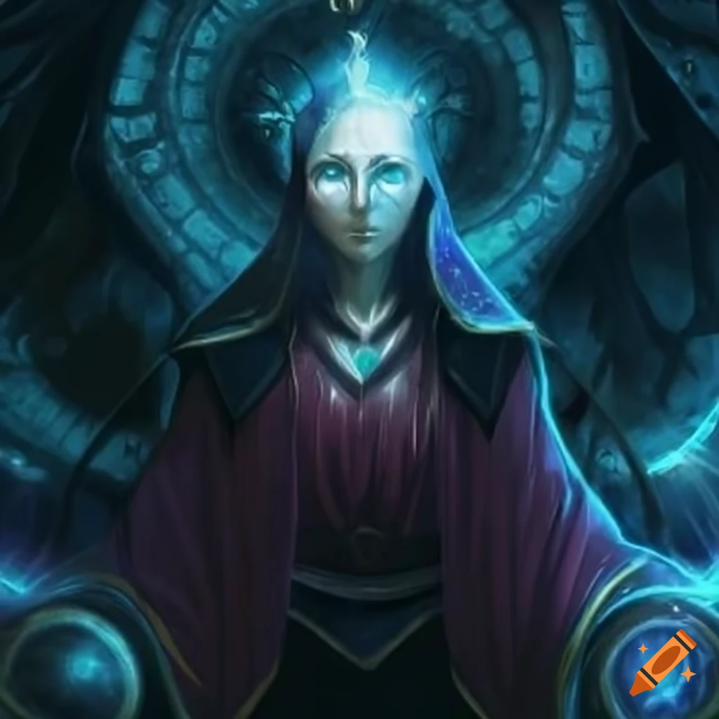 Astral conjurer - wizard of the stars and prophecy on Craiyon