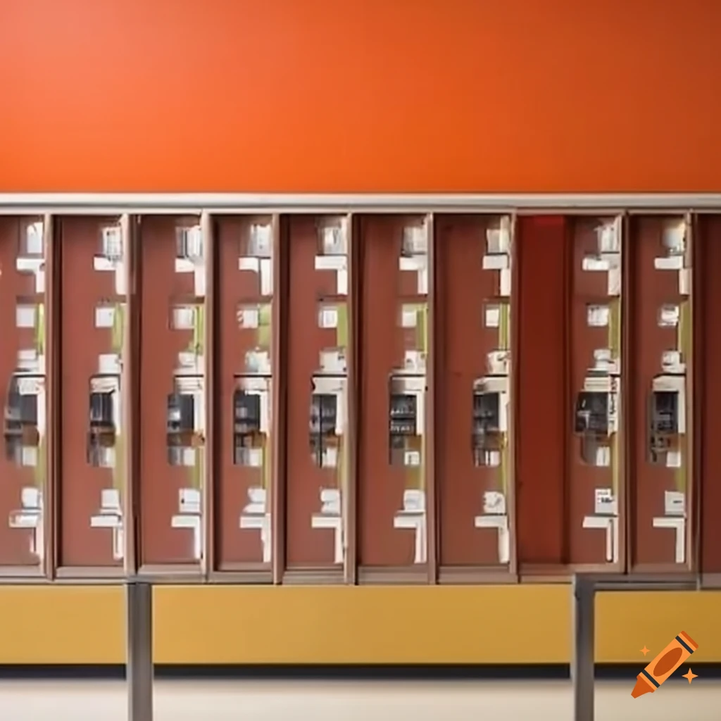 Workplace lockers on Craiyon