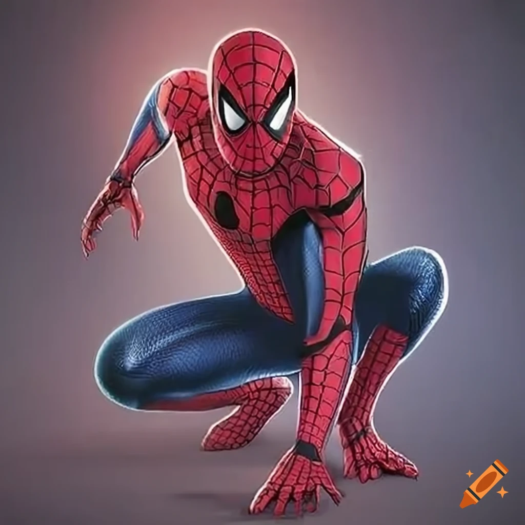 Spider-man character on Craiyon