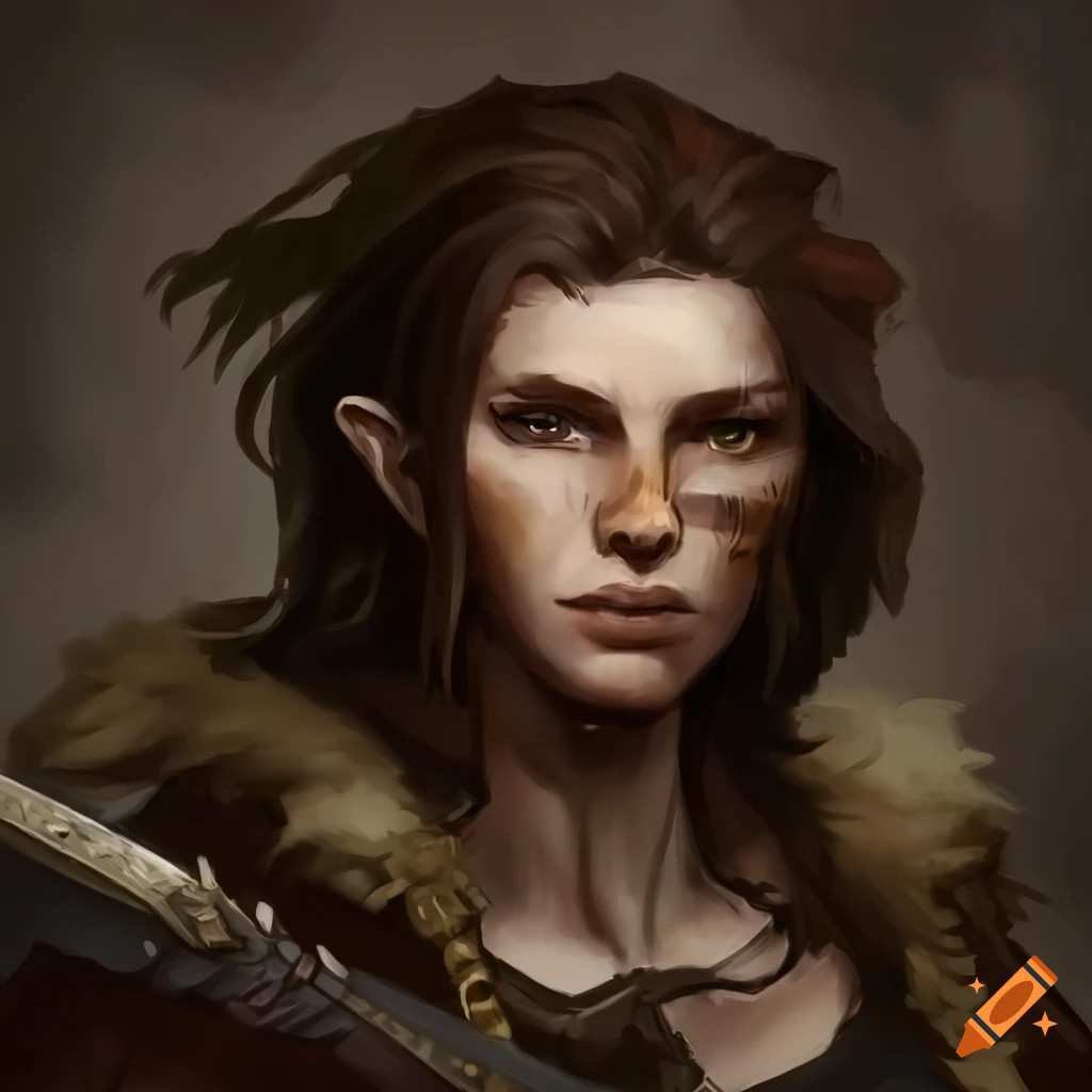 Hunter in a dnd setting on Craiyon