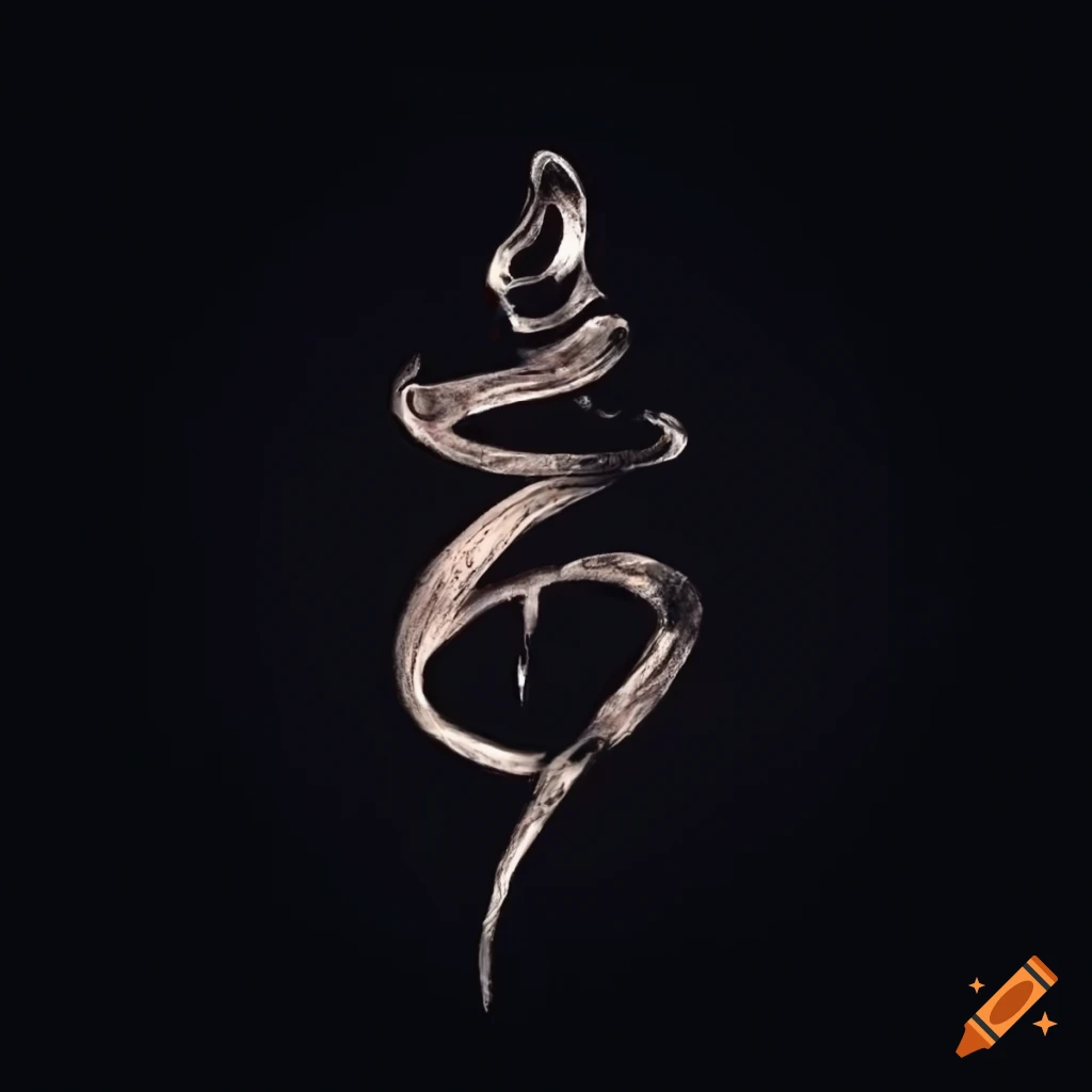 Simple line sigil on Craiyon