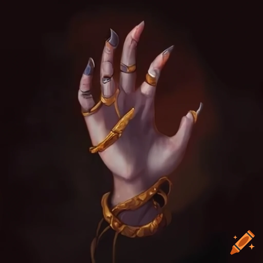 Magic hand in a dnd setting on Craiyon