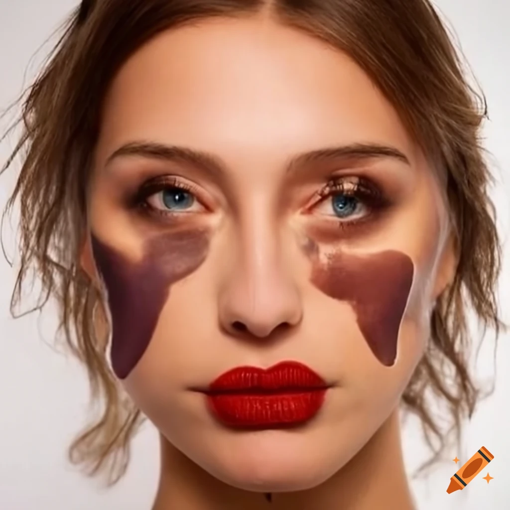 A human face on Craiyon