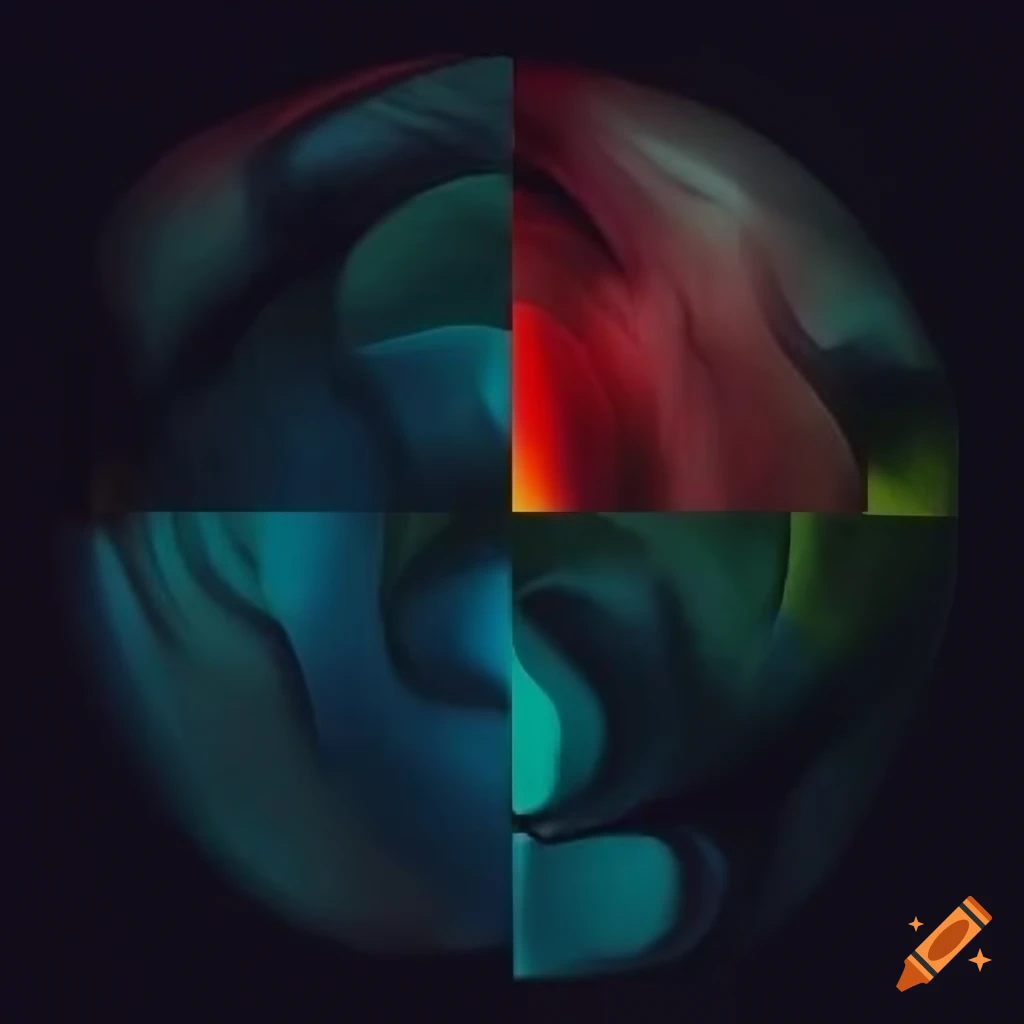 Abstract album cover on Craiyon